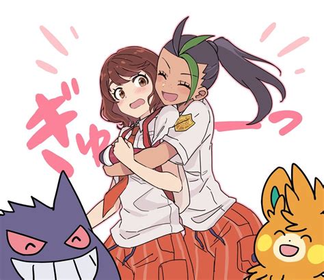 Gengar Nemona Pawmot And Anna Pokemon And More Drawn By Hoyon Danbooru