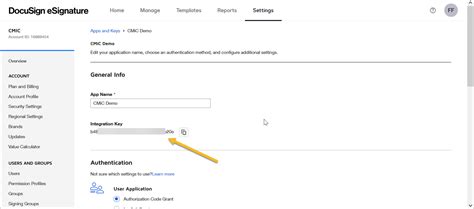 Docusign Integration Docusign Oauth20 Setup Guide For Demo