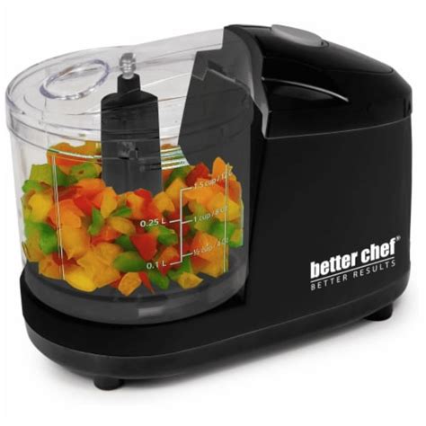 Better Chef 1 5 Cup Mini Chopper Food Processor Black 1 5 Cup Kroger