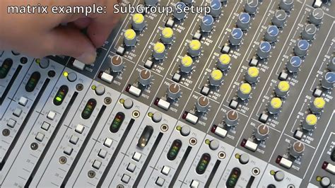 What Is An Audio Matrix On A Mixing Console Analog Vs Digital Youtube