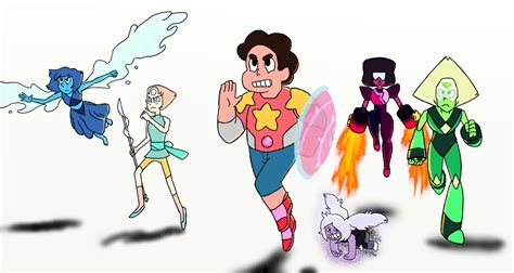 Steven Universe Homeworld War Crystal Gems By Ssjgokux On Deviantart