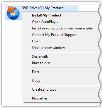 CD DVD AutoRun