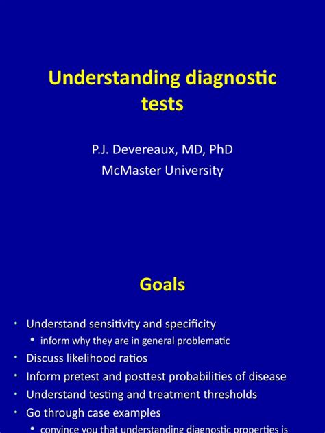 Understanding Diagnostic Tests A Guide To Accurately Interpreting Understanding Diagnostic Tests A Guide To Accurately Interpreting