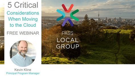 Auckland Sql User Group Meetup Event Online Event Kevin Kline Microsoft Mvp 5 Critical
