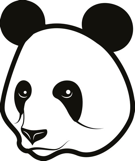 Panda Head Clip Art At Charlotte Hudson Blog