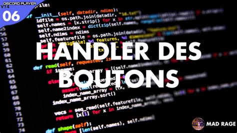 Handler Des Boutons Comment Coder Un Bot Discord Musique Avec Discord