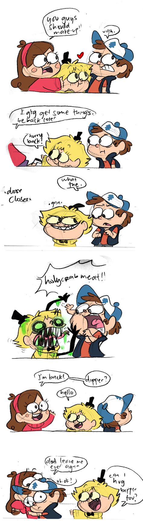 Never Leave Us Together By Doddlefur Deviantart Com On Deviantart Gravity Falls Bill Cipher