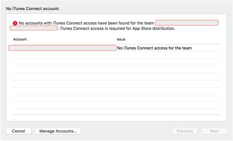 Ios XCode 9 4 1 No Account With Itunes Connect Access Have Been Found