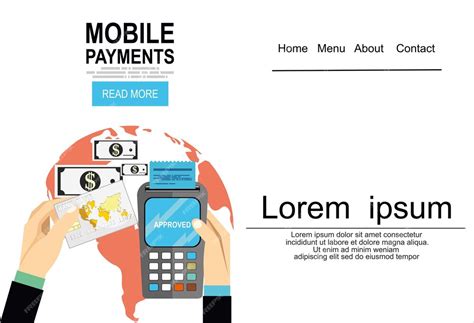 Premium Vector Mobile Paymentstransaction And Paypass And Nfc