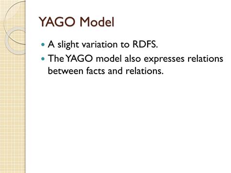 PPT - YAGO – A Core of Semantic Knowledge Fabian M. Suchanek, Gjergji ...