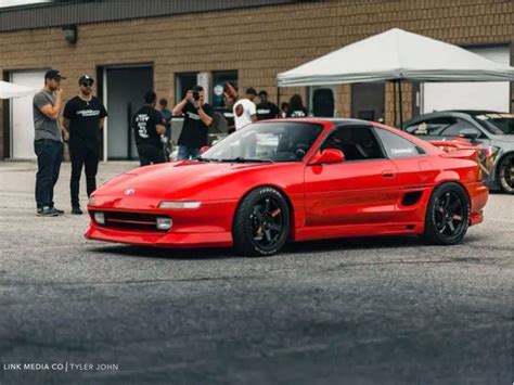 1991 Toyota Mr2 With 17x75 40 Volk Te37 And 21540r17 Federal 595 Rs