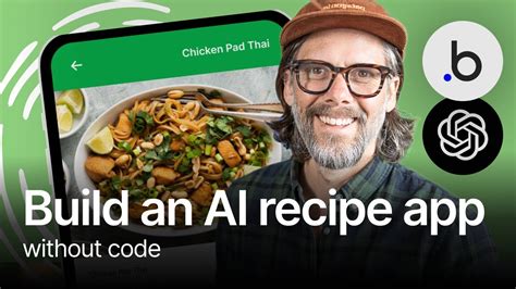 Build An Ai Recipe App Without Code In 34min Tutorial Youtube