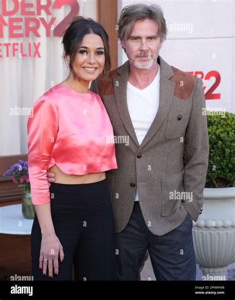 L R Emmanuelle Chriqui And Sam Trammell At The Netflixs Murder