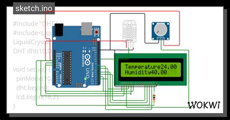 Program 4 Dht22 Sensor Surya Sir Wokwi Esp32 Stm32 Arduino Simulator
