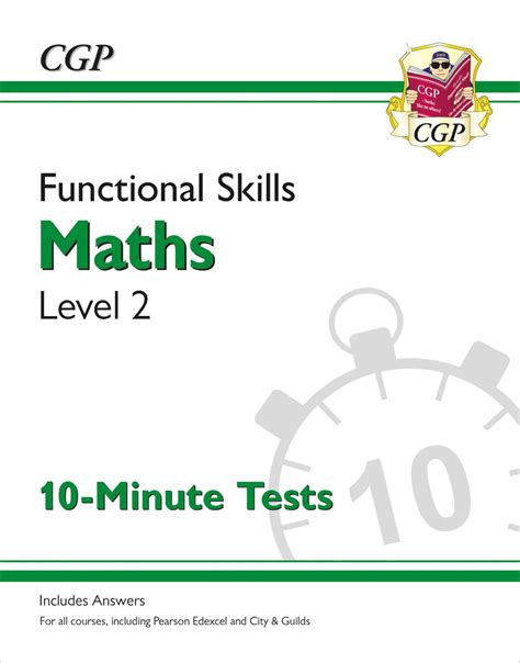 Functional Skills Maths Level 2 10 Minute Tests Cgp Books