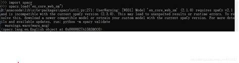 spacy和en安装 spacy en csdn博客