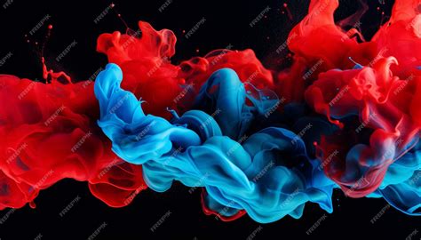 Premium Ai Image Acrylic Colorful Smoke Effect Smoke Texture Dark