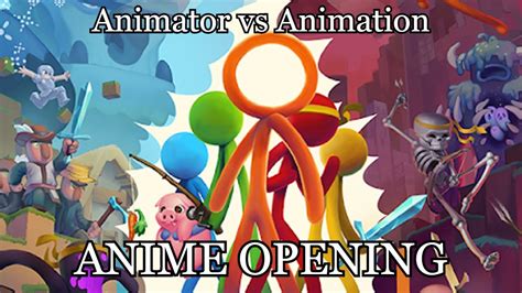 Animator Vs Animation Anime Opening Silhouette Alanbecker Youtube