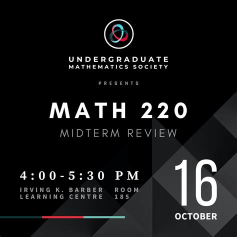 Math 220 Midterm Review Ubc Math Club R Ubc