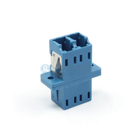 LC Female To LC Female Duplex Flange Fiber Optical Adapter