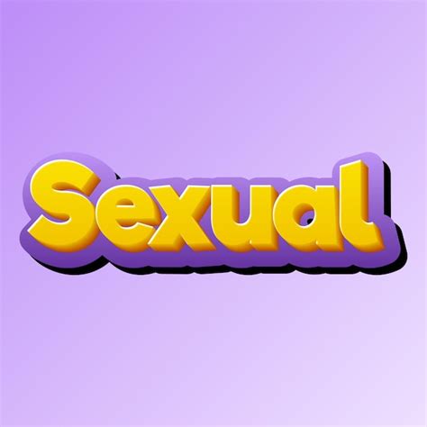 Premium Photo Sexual Text Effect Gold Attractive Background Card Photo