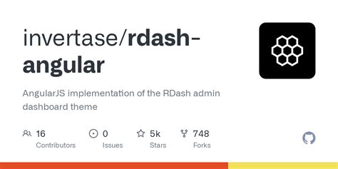 GitHub Invertase Rdash Angular AngularJS Implementation Of The RDash Admin Dashboard Theme