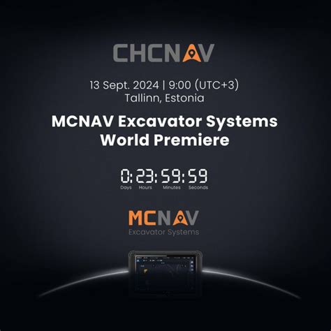 Chcnav Mcnavtx73 Excavatorinnovation Constructiontech Chcnav