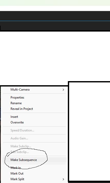 Solved Make Subsequence Became Simplify Sequence Adobe Product Community 14564868