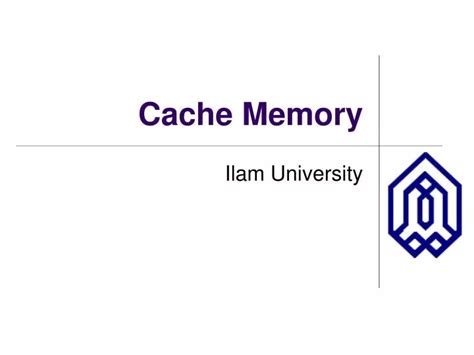 PPT Cache Memory PowerPoint Presentation Free Download ID 4447184