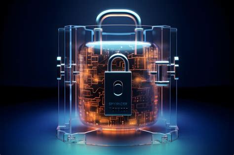 Premium Ai Image Lock With Circuit Pattern Concept Of Data Security Cybersecurity Cyber