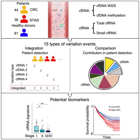 Cell Free Multi Omics Analysis Reveals Potential Biomarkers In Gastrointestinal Cancer Patients