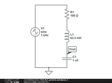 510rlcpassivebandpassc Circuitlab