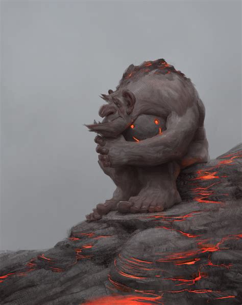 Rock Troll By Ognjen Sporin R Imaginaryelementals