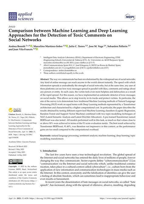 Pdf Comparison Between Machine Learning And Deep Learning Approaches
