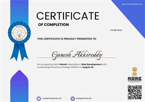 Ganesh Akkireddy On Linkedin Webdevelopment Internshipsuccess