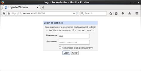 Centos 7 Webmin インストール Server World