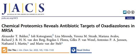 最近势头正盛的化学蛋白质组学研究，揭示新型抗生素作用靶点 知乎