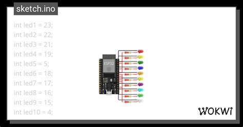 Melly Tugas Led Wokwi Copy Wokwi Esp32 Stm32 Arduino Simulator
