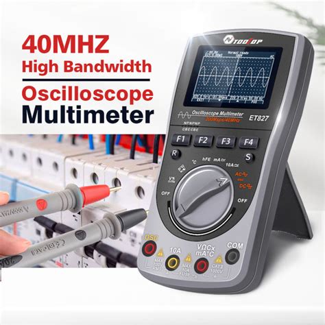 Oscilloscope True Rms Multimeter Multi Function Tester With Analog Graph Digital Waveform