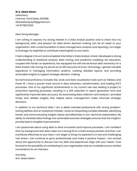 Abdul Aleem Wasim Ahamed On Linkedin Opentowork Dataanalyst Jobsearch Dataanalysis Sql