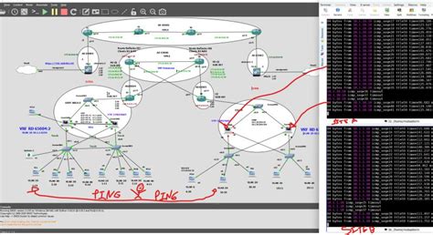 I Reworked My Lab For Extending Vrf Through Mpls Trying For Better