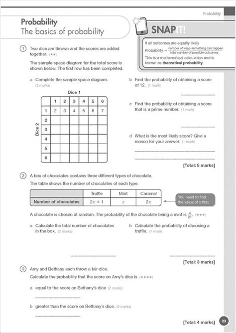 Gcse Topics Probability Skills For Edexcel Gcse 9 1 Maths Higher