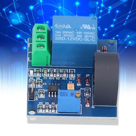 Rrianfo Ac Current Detection Sensor Module 12v Relay 5a Overcurrent Switch Output Shopee Malaysia