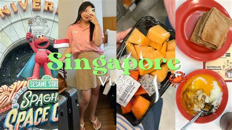 🇸🇬싱가포르 여행 브이로그 Ep2 유니버셜 스튜디오 야쿤카야 토스트 점보씨푸드 송파바쿠테 라우파삿 사테거리 Youtube