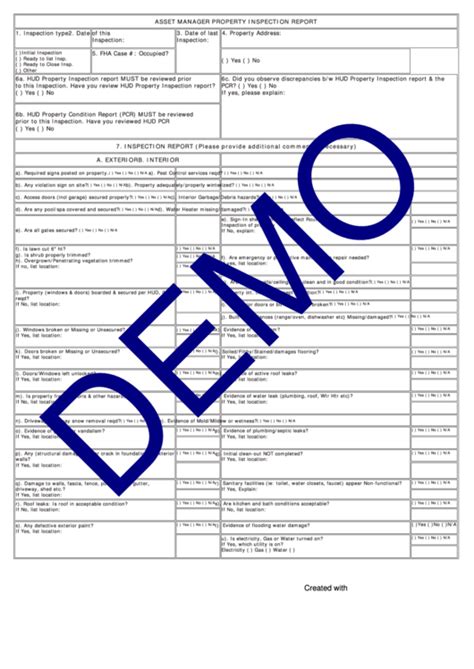 24 Inspection Report Templates Free To Download In PDF