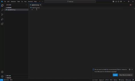 abhinaya galipelli on linkedin internpe digital clock in python