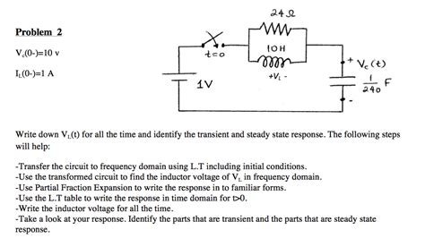 Solved Write Down V L T For All The Time And Identify The Chegg Com