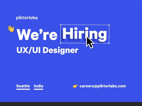 Now Hiring Uxui Designer By Elannn On Dribbble