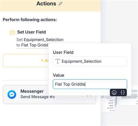custom fields and actions how to properly setup manychat