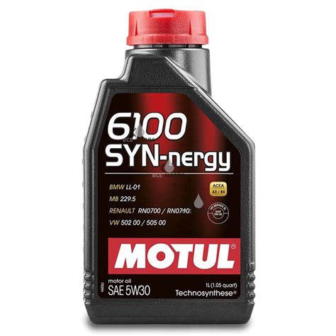 Купить моторное масло Motul 6100 Syn- Nergy 5W-30 в СПб